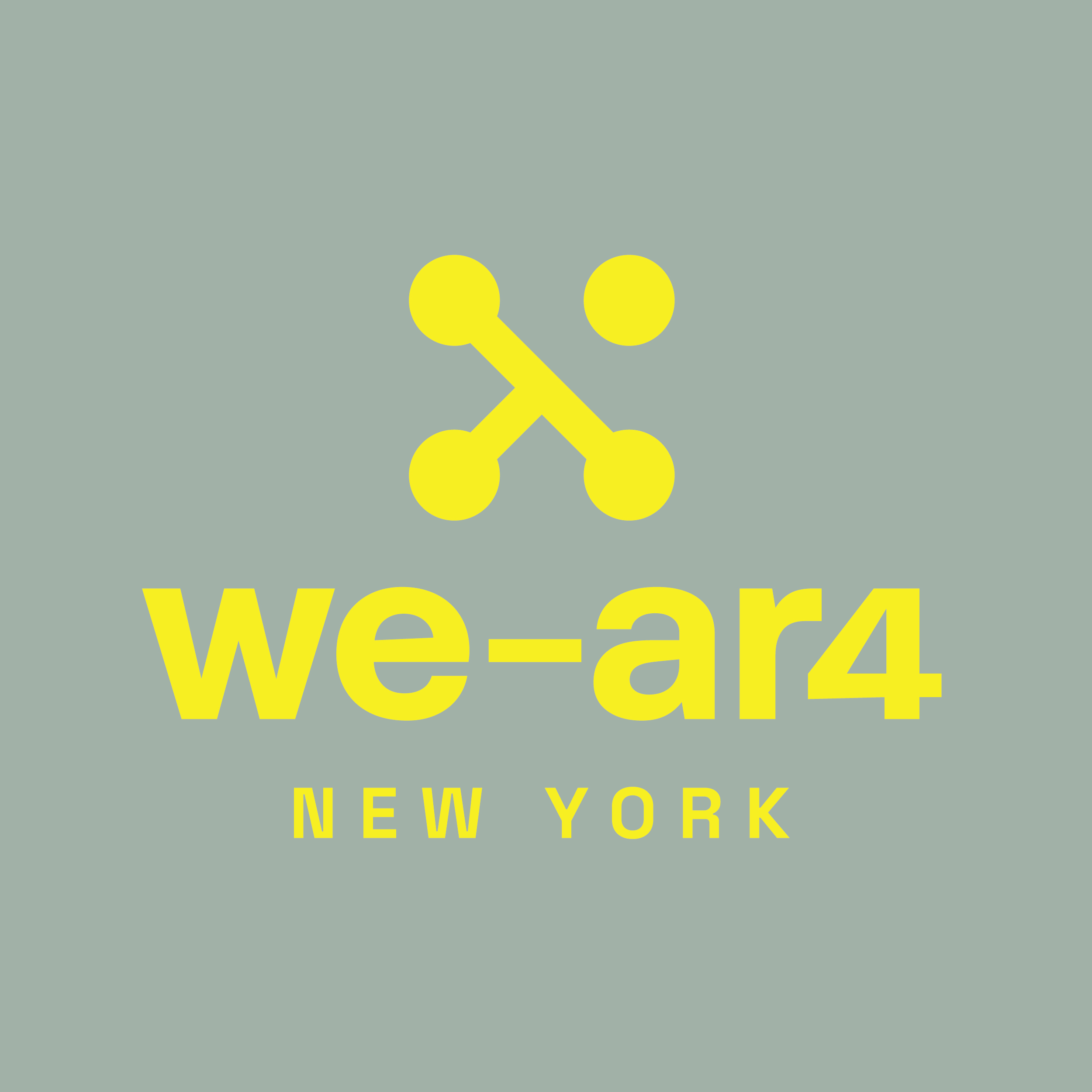 WE-AR4, New York, sustainable fashion, logo – Slavimir Futro
